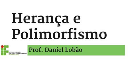 Pdf Programação Orientada A Objetos Herança E Polimorfismo Dokumentips