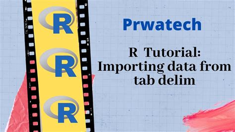 R Tutorialimporting Data From Tab Delim R Programming Training R