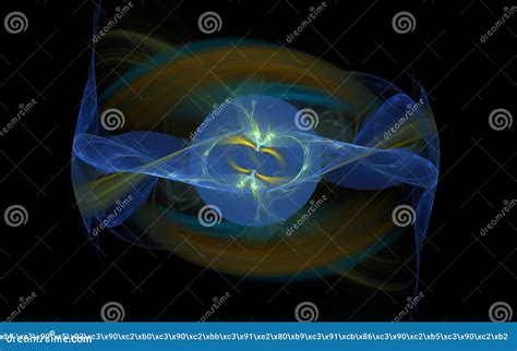 Digital Generated Image In The Form Of Abstract Geometric Shapes Of