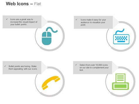 Mouse Keyboard Phone Print Ppt Icons Graphics PowerPoint Shapes PowerPoint Slide Deck