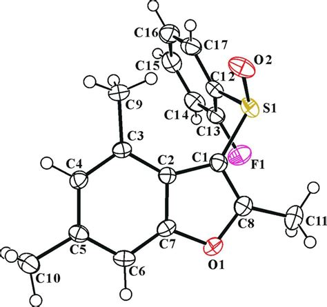 The Molecular Structure Of The Title Compound With The Atom Numbering