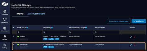 creating an internal decoy zscaler