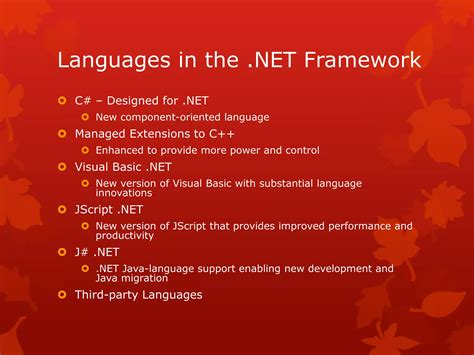 Module 1 Overview Of The Microsoft Net Platform Pptx
