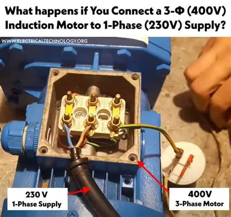What Happens If You Connect A 3 Φ Motor To 1 Phase Supply