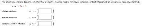 Solved Find All Critical Points And Determine Whether They