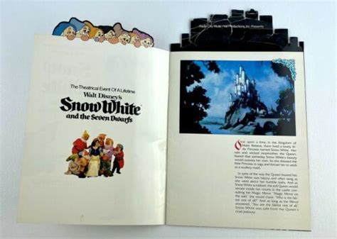 Walt Disneys Snow White And The Seven Dwarfs Live Souvenir Program Radio