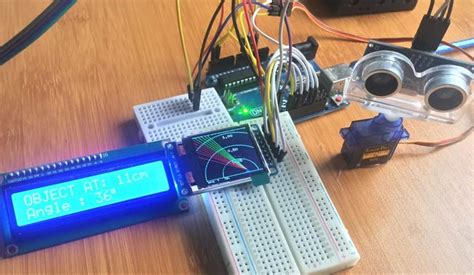 Simple Ultrasonic Radar System Using Arduino Mytectutor Arduino