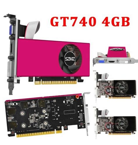 Gt740 4gb Ddr5 그래픽 카드 Dvi Hdmi 호환 인터페이스 128 비트 Pcie20 16x 티몬