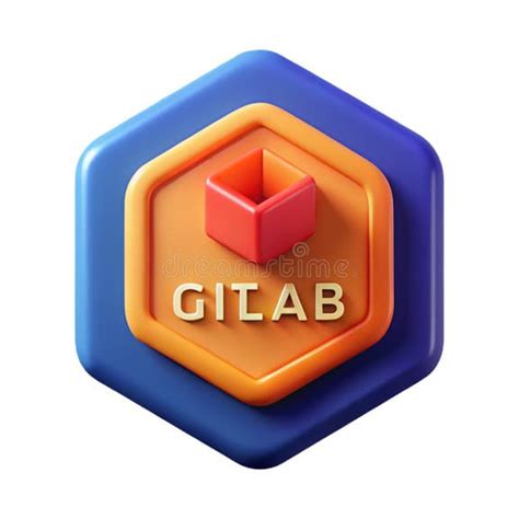 Gitlab 1 Logo 3d Icon Stock Illustration Illustration Of Coding 359290356