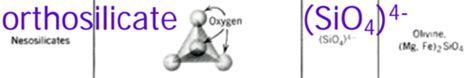 Silicate Structures Flashcards Quizlet