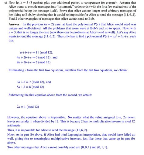 Solved Why Work With Primes In Class You Learned About