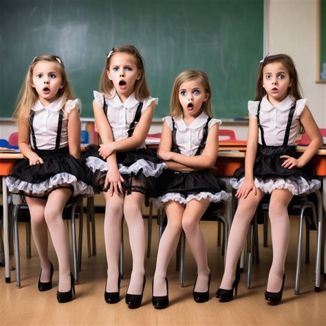 Fearful Babegirls In The Classroom Stable Diffusion Online