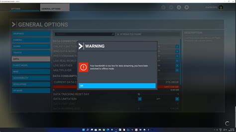Low Bandwidth Message Connection Lost Switched Offline By JD PM User Interface