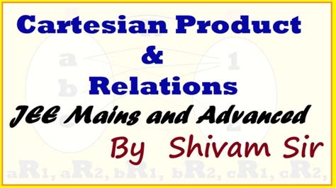 Iit Jee Cartesian Product Concept And Examples Part 1 In Hindi Offered By Unacademy