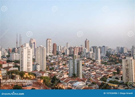 Aerial View Of Sumare And Perdizes Neighborhood In Sao Paulo Sao