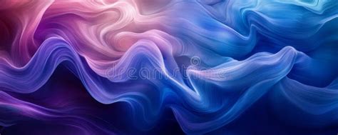 Abstract Flowing Colorful Waves Background Digital Art Creativity And Design Concept Stock