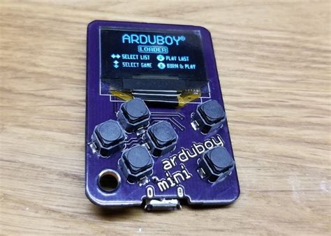 Arduboy Mini Pocket Games Console Geeky Gadgets
