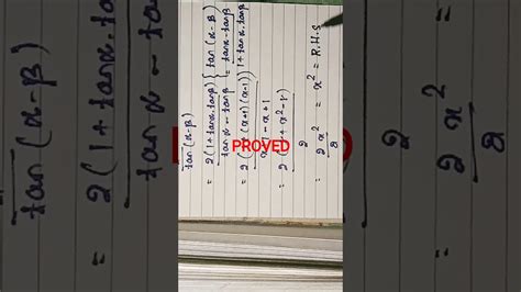 Trigonometry Prove Math Tricks Youtube