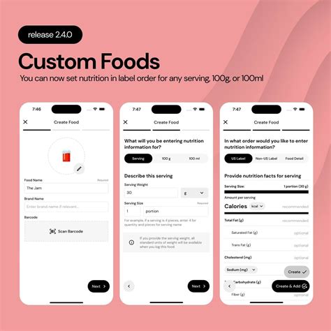 macrofactor monthly new custom food features answers to faqs and