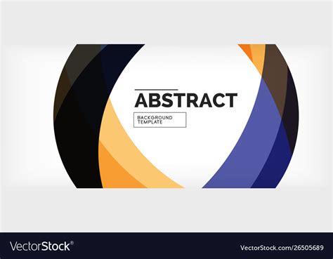 Colorful Wave Lines Abstract Background Color Vector Image