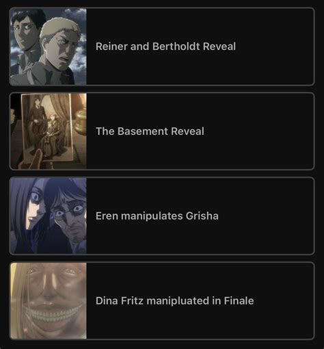 Favorite Plot Twist R Attackontitan