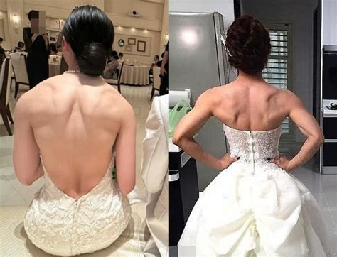 드레스 입은 근육질 신부 눈길 부부싸움 안 할 듯 Kizmom 뉴스