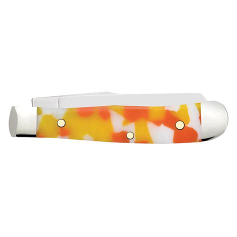 Case 53754 Candy Corn Kirinite Smooth Tiny Trapper 102154 Ss