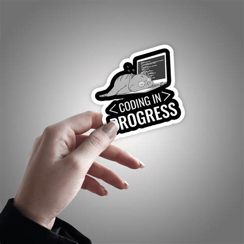 coding in programming sticker
