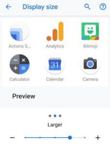 How To Change Font Size And Display Size Android Pie
