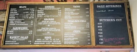 Menu At The Pit Room Bbq Houston