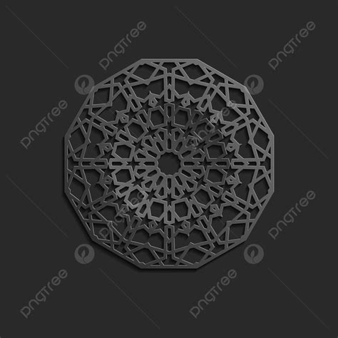 3d Islamic Pattern With Traditional Arabic Design Element In A Seamless Layout Vector Seamless