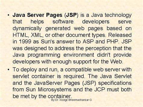 Jsp Servlets Struts Servlets And Jsp Technologies Has