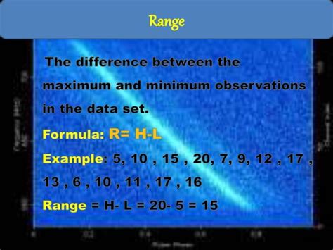 Range Quartile Deviation Pptx Physics Science