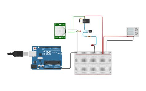 Circuit Design Pir Sensor Tinkercad Circuit Design Pir Sensor Tinkercad