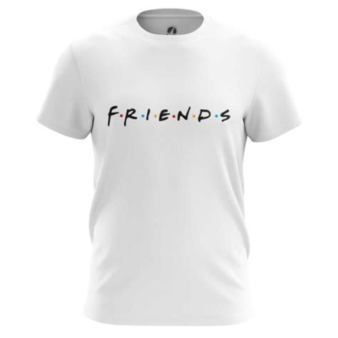 Футболка сериал Друзья надпись FRIENDS Мужская купить - Fandbox