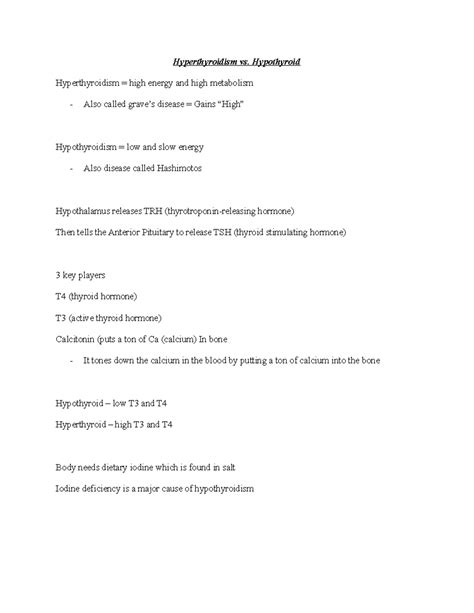 Hyperthyroidism Vs Hypothyroidism Hyperthyroidism Vs Hypothyroid Hyperthyroidism High