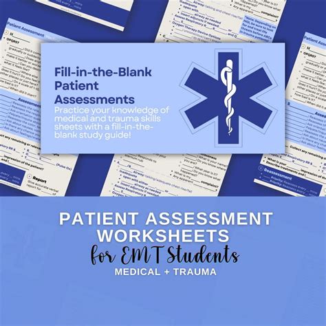 Fill In The Blank Emt Patient Assessment Medical Assessment Trauma
