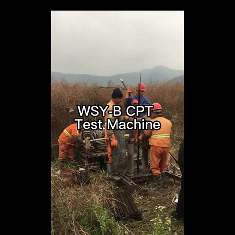 Cpt Test Machine Double Cylinder Soil Hydraulic Cone Penetrometer Buy