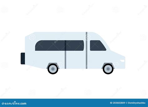Trailer Class C Icon Cartoon Vector 203602827