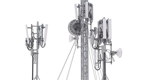 Cell Phone Towers 3d Model By Alpha3dst