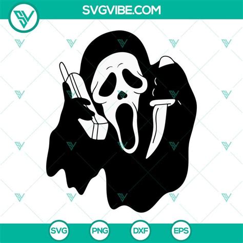 Ghostface Svg Image Scream Horror Svg Download Ghostface Calling Svg