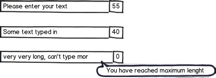 Forms What S The Best Practice For Limiting Text Length In A Field User Experience Stack