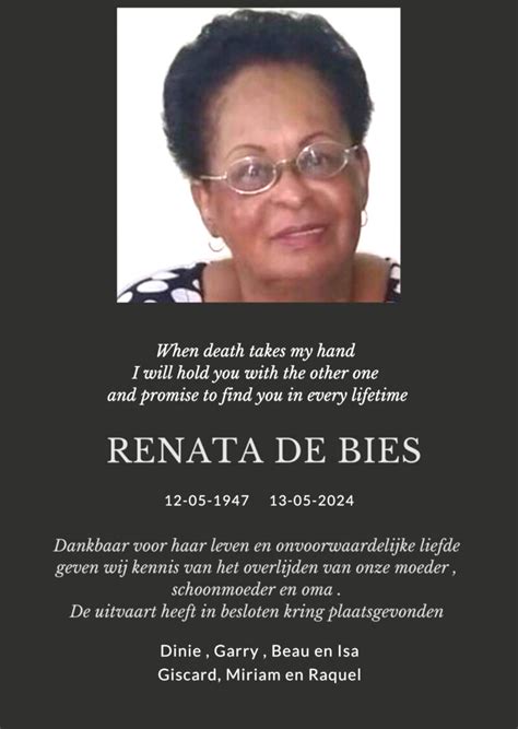Renata De Bies De Ware Tijd
