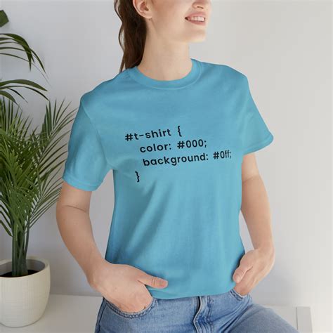 Unisex T Shirt With CSS Code Funny Programming T Shirt Software Engineer T Shirt Software