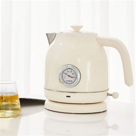 샤오미 미지아 전기포트 복고풍 온도계 17ml 4인용 커피타임 소바쥬