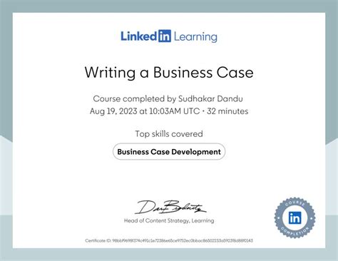 Sudhakar Dandu On Linkedin Certificate Of Completion