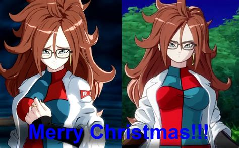 My Android 21s Wishes Everybody Merry Christmas By Jamerson1 On Deviantart