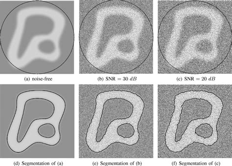 Segmentation Of An Image Containing A Shape With Two Holes And Blurred Download Scientific