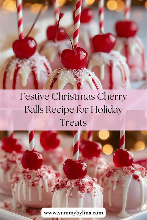 Christmas Cherry Balls Festive Holiday Cherry Treats