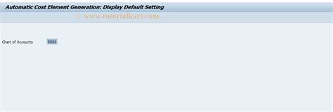 OKB SAP Tcode Transfer G L Account Display Defaults
